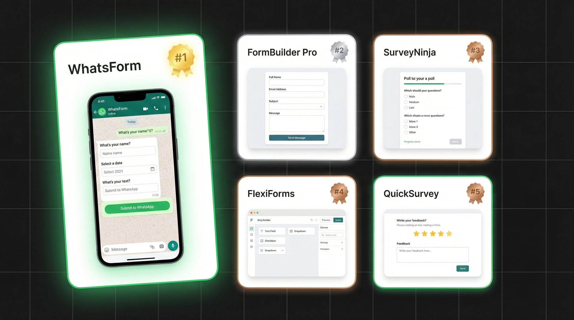 Best WhatsApp Form Builders in 2026 (Compared)